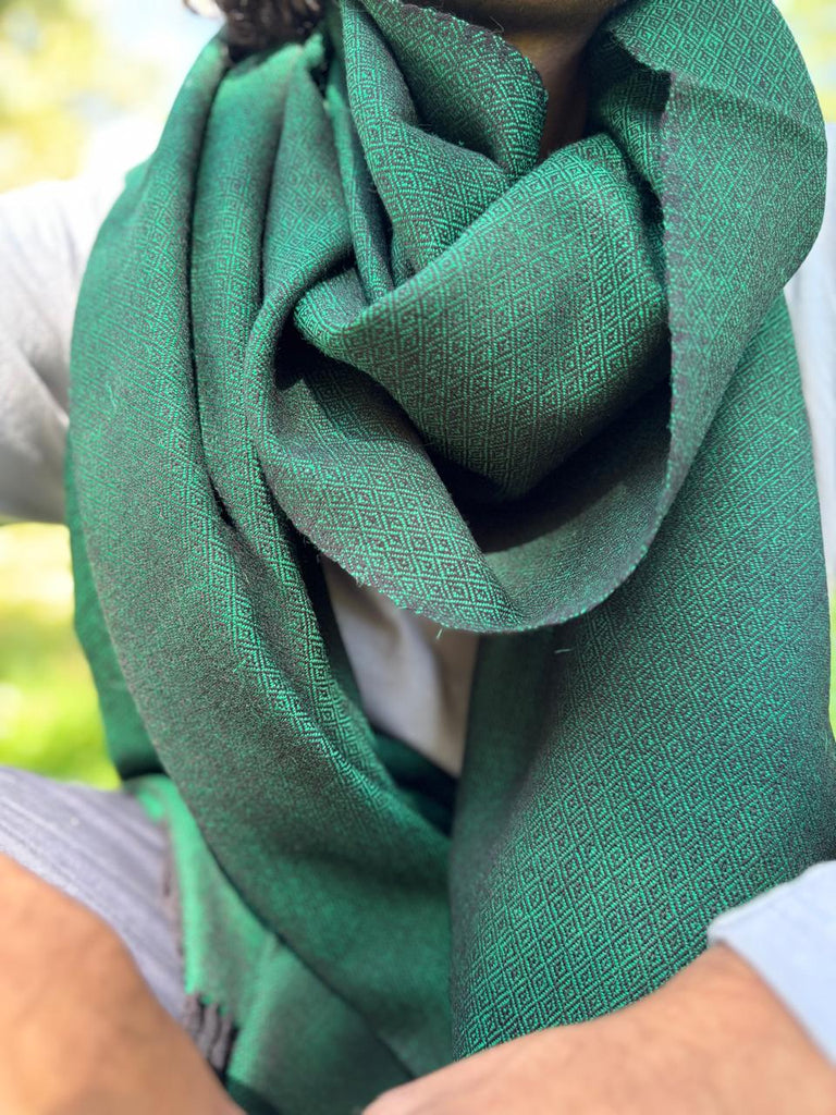 Tribal mens scarfs | Wool male scarf – MARICHI "The Himalayan Shoppe"