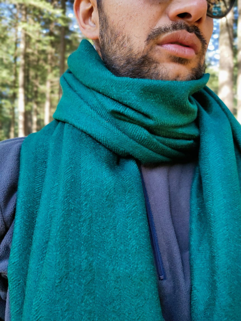 Yak wool scarf | Merino wool scarf – MARICHI "The Himalayan Shoppe"